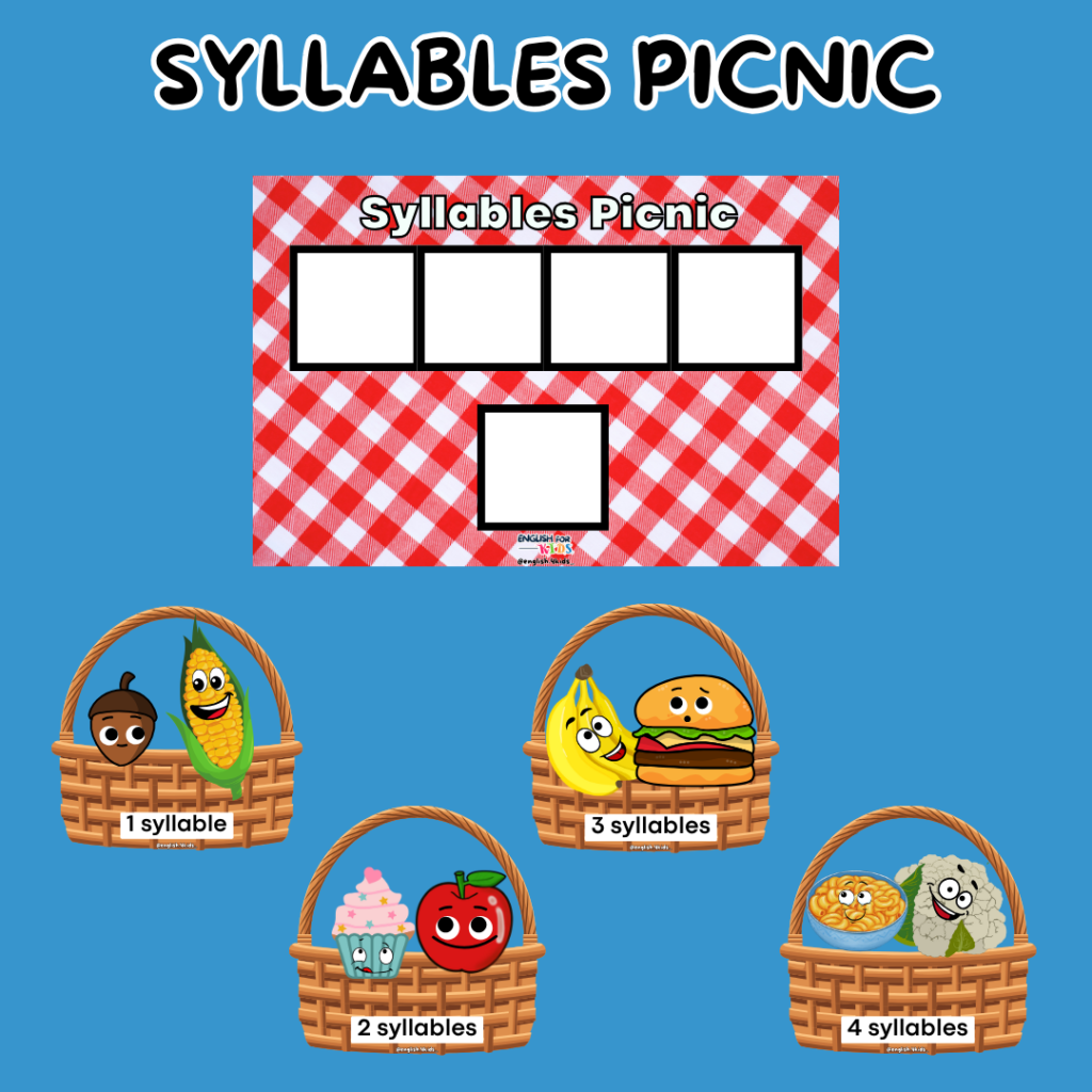 SYLLABLES PICNIC – English for Kids