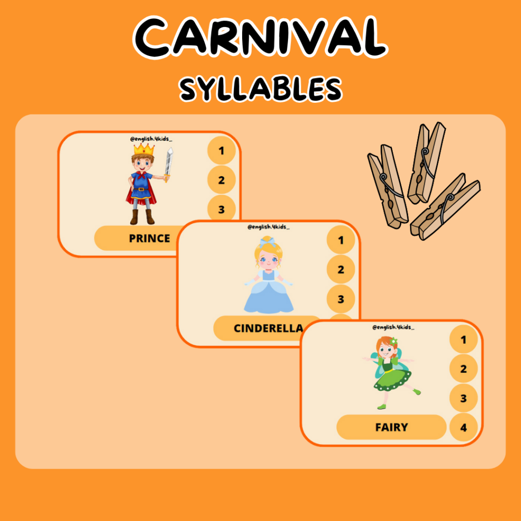 CARNIVAL SYLLABLES GAME – English for Kids