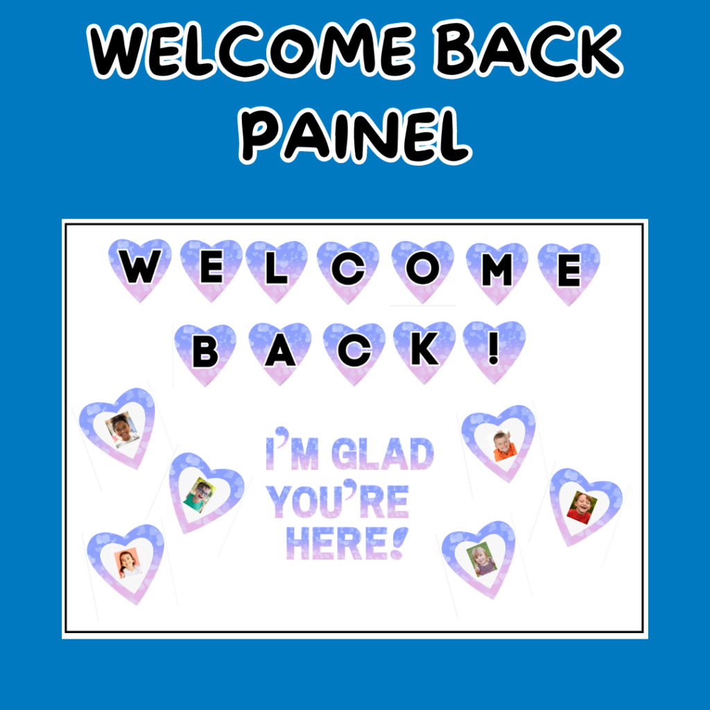 PAINEL – WELCOME BACK – English for Kids