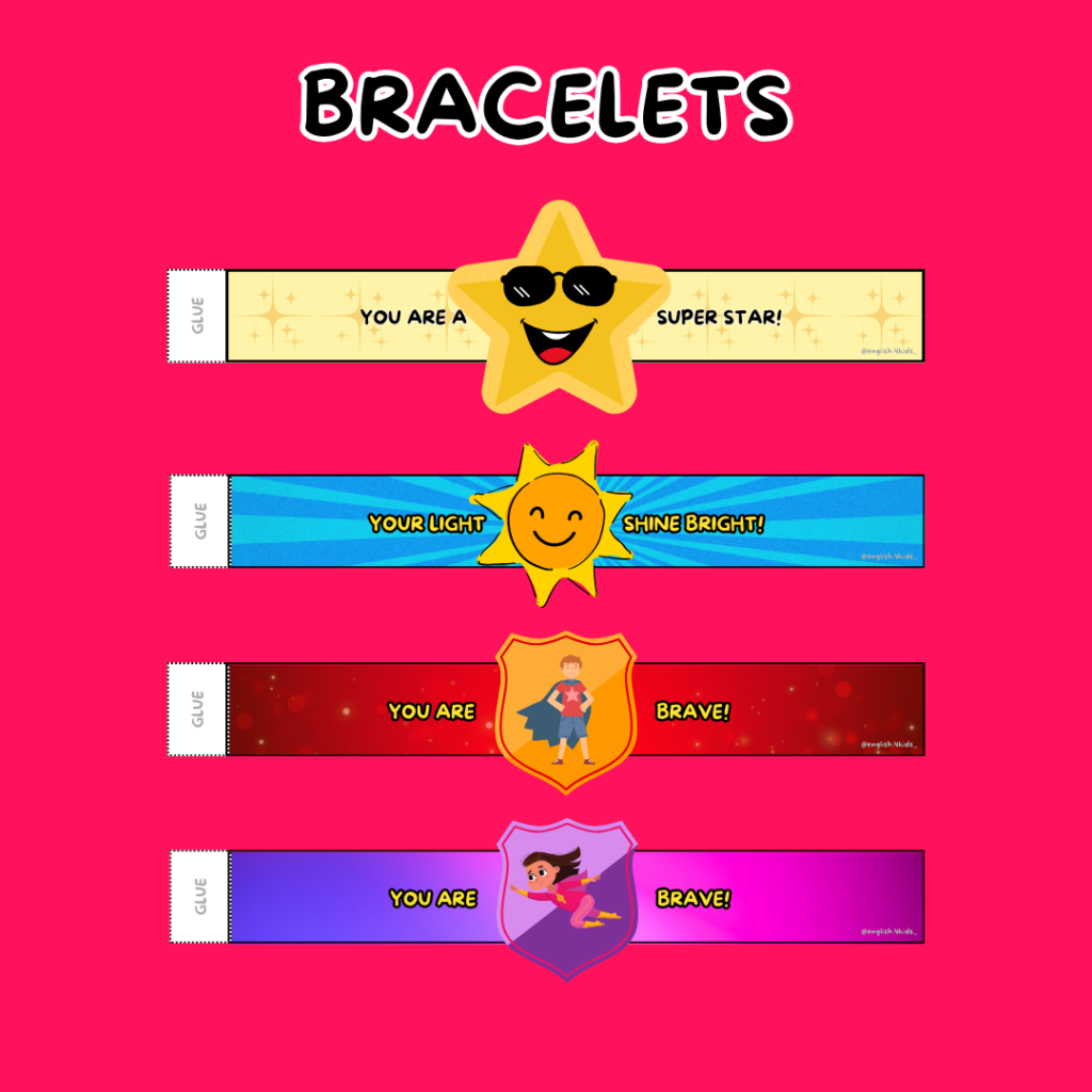 BRACELETS – English for Kids