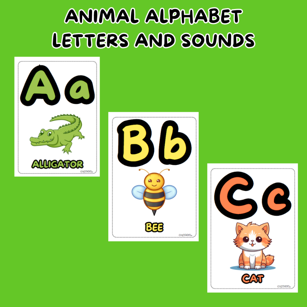 ANIMAL ALPHABET – LETTERS AND SOUNDS – English for Kids
