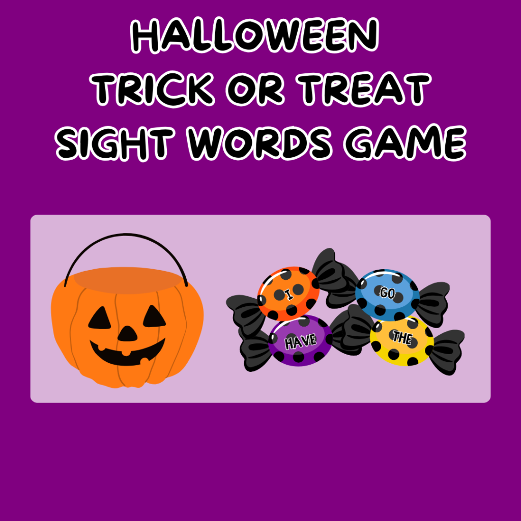 HALLOWEEN SIGHT WORDS GAME – English for Kids