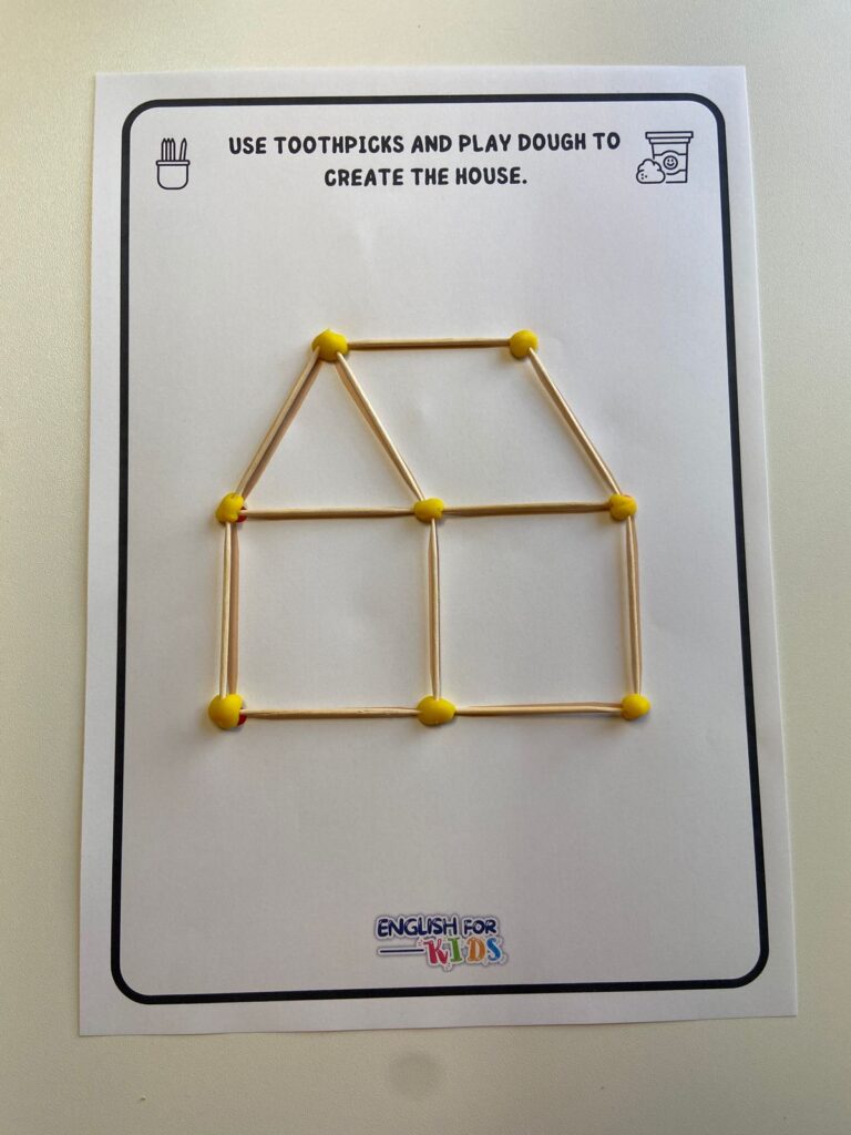 TOOTHPICK SHAPES – English for Kids