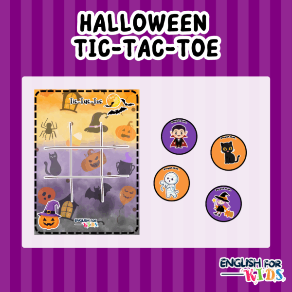 HALLOWEEN TIC-TAC-TOE – English for Kids