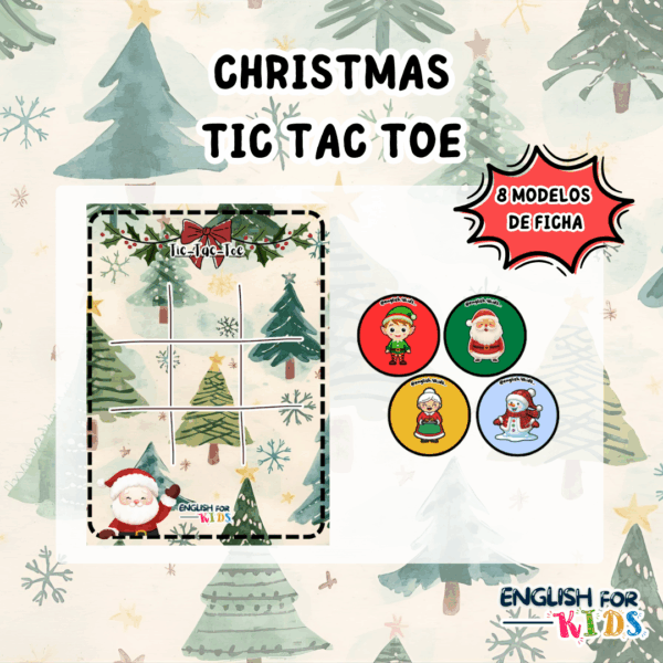 CHRISTMAS TIC TAC TOE - English for Kids