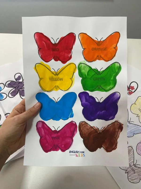 FREEBIE - SPRING COLORS - English for Kids
